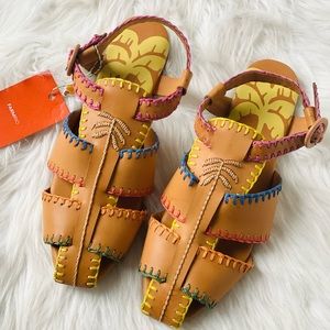FARM Rio | Shoes | Farm Rio Brazil Whipstitch Palm Tree Sandals | Poshmark